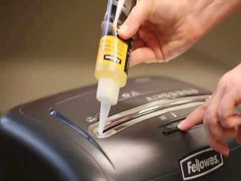 How To Oil A Fellowes Shredder