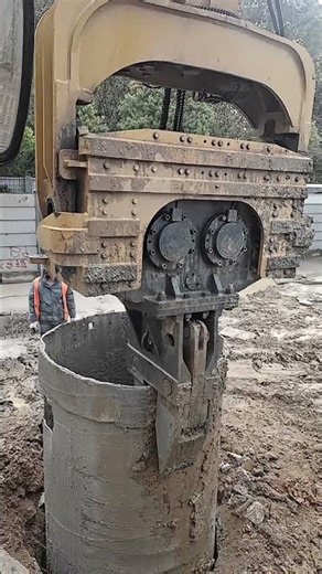 Heavy Tube Pile Driving and Installation Process