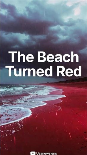 Iran’s Red Beach After Rain | A Natural Wonder