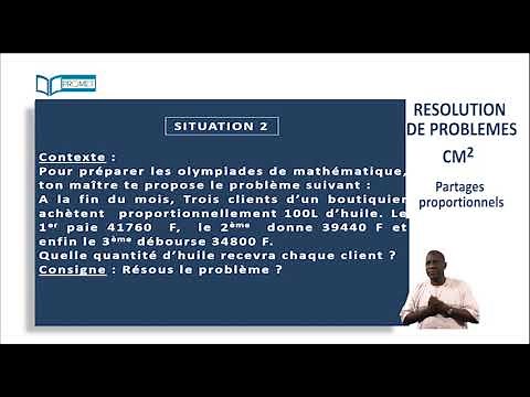 Résolution de problèmes CM2 : Partages proportionnels.