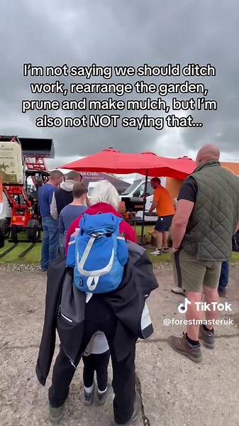 I like the sound of this, shall we just do this and tell no one? Means we can use our log splitter and wood whipper 🙌 #woodchipper #woodchipping #logsplitter #gardenproject