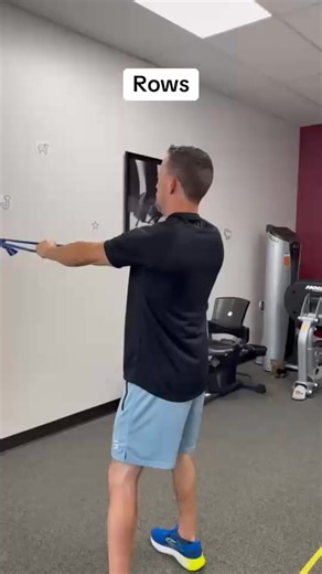 Rows Targets: Lats, rhomboids, traps, biceps ✅ Focus on pulling with your back, not your arms ✅ Core tight, motion controlled Dumbbells, cables, or barbell all work. Tip: Control > heavy weight Banded W’s Targets: Rotator cuff & upper back ✅ Elbows in, pull into a “W” ✅ Squeeze shoulder blades A must for shoulder health & mobility. Banded Horizontal Abduction Targets: Rear delts, rhomboids, upper back ✅ Arms straight, pull band apart at shoulder height ✅ Control the returnSimple but 🔥 for shoul