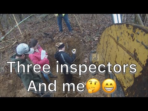 Test holes for septic...... what did we find