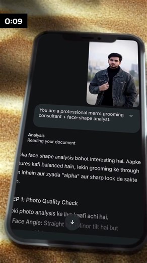 Shubham Soni | Skincare & Haircare | AI Face Shape Test in 30 Seconds | Gemini AI Face Analysis + Hairstyle, Beard & Glasses #faceshape #geminiai #hairstyle #beardstyle... | Instagram