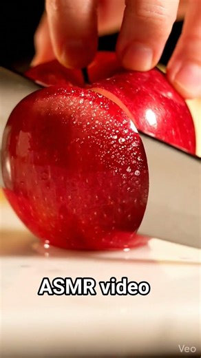 🍎 Luxury Crystal Apple Cutting ASMR So Satisfying Crystal Apple Slicing ASMR Premium Relaxing Sounds