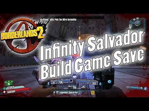 Borderlands 2 | OP8 Infinity Build Gunzerker Game Save!