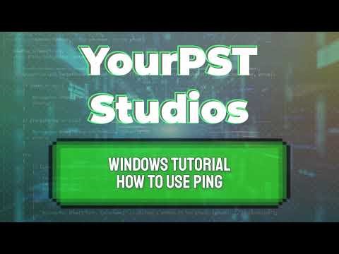 Windows Tutorial - How To Use Ping (Windows 10/11)