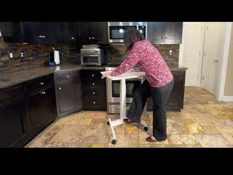 Mount‑It! Adjustable Rolling Laptop Desk Review | Mobile Sit‑Stand Workstation for Home & Office