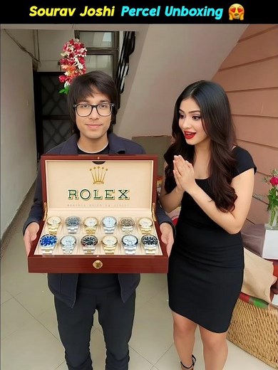 Sourav Joshi 10 Rolex Unboxing 😱 Wedding ‪@souravjvlogs‬ #souravjoshivlogs #souravjoshi