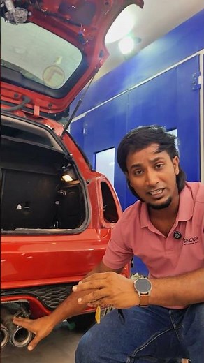 This Mini Cooper is now in our hands for a rear bumper & exhaust repair job! | Tinkr