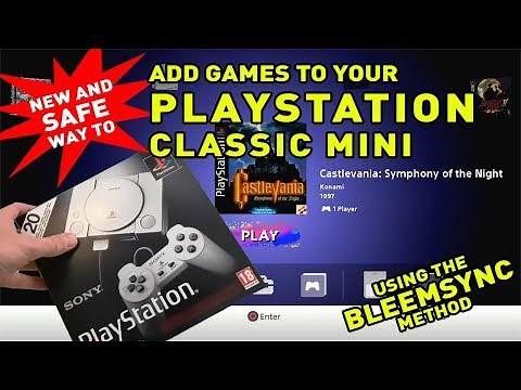 UPDATED AND SAFE Way to add games to your Playstation Classic Mini - Bleemsync PS1 Mini Hack #2