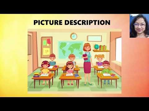 Picture Description For Class 1, 2 and 3 | Classroom Picture Description | Picture Composition