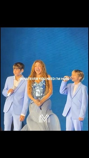 Shakira and Her Sons Milan and Sasha Sings “Acróstico” | Lyrics #shakira #shorts #trending