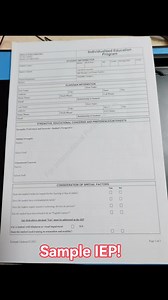 11K views · 53 reactions | Sample Individualize Education Plan (IEP) ❤❤❤ #maamfelsaamerica #specialeducationteacherinamerica #15yrsnowturningdreamintoreality #h1bvisasimaamfel | Maam Fel sa America | Facebook