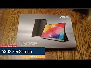 ASUS ZenScreen MB16A Unbox and Setup