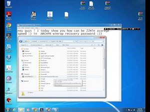 Advanced Archive Password Recovery speed