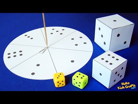 How to make a Dice? | Paper Dice | Free Dice Template Printable | Craft Ideas | DIY