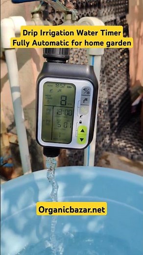 Drip Irrigation Water Timer Digital Controller Fully Automatic for home garden #wateringplants