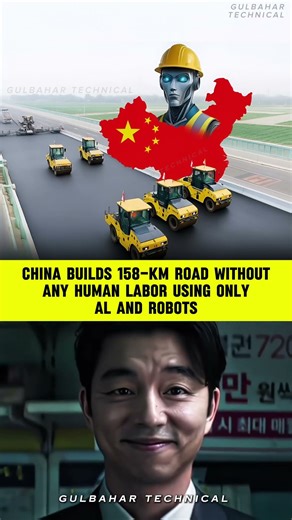 World’s First Fully Automated Road Construction by China! 🌐🔧