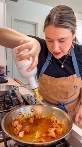 Garlic & Paprika Squid...I have been obsessing over this tinned baby squid packed in olive oil! It is SO tender, easy flavorful. I love serving it with crusty bread ❤️. Ingredients: * 1 tin baby squid packed in olive oil. * 1-2 tbsp good olive oil. * Zest and juice of 1/2 lemon. * Salt and pepper to taste. * Smoked paprika to taste. * Chipotle powder to taste. * Fresh parsley to taste. * 1-2 garlic cloves (thinly sliced). Directions: 1. Add the garlic to a skillet with the oil the squid is packe