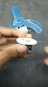 How to make a homemade electric fan