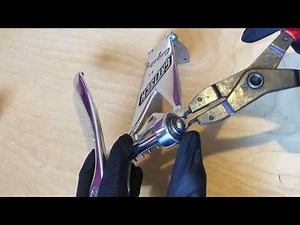 Installing the Snap ring on a Bigsby