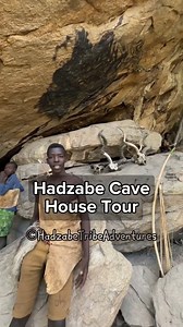 Hadzabe Tribe bushmen show us their Cave house tour as they still preserve their simple traditional lifestyle in the nature for hundreds of years 🥰 | Daily Dose Of Adventure