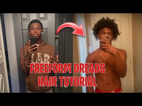Freeform Dreads Hair Tutorial