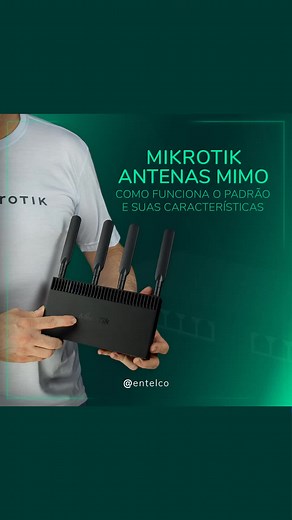 Antenas MIMO, aprenda como funciona o padrão e suas características de forma prática e técnica. Confira o vídeo completo em nosso canal do YouTube - @entelcotelecom (Link na Bio) Assista em: https://www.youtube.com/watch?v=Dm_-saTwPDU #MikroTik #antena #antenas #mimo #antenasmimo #sinal | Entelco | Facebook