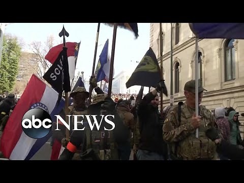 Pro-gun rally at Virginia capital draws thousands of armed protesters | Nightline