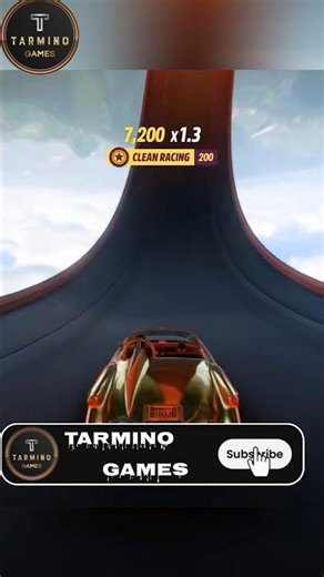 Gold Car vs Mega Loop!🔥Can we Land this 1000ft Jump?🏎️💨 #FH5 #TarminoGames #tending #shorts #forza