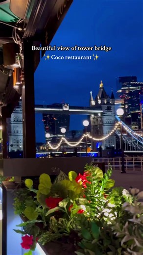 Discover Coco Restaurant in London with a Stunning View of Tower Bridge