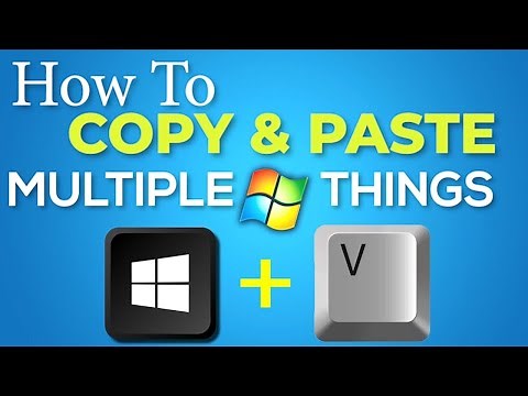 How to Copy and Paste Multiple Things! Windows Shortcut Fast and Easy! #windows
