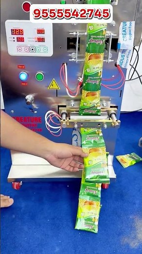 Automatic Pouch Packing Machine With Ribbon Batch Coder | Automatic Packing Machine