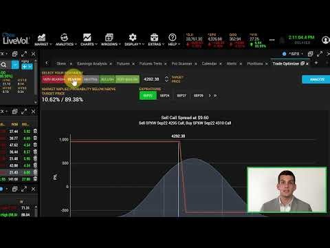 Cboe LiveVol® Pro Tutorials - Trade Optimizer