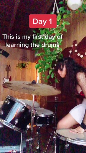 New Drummer Learning Drums: Day 1 Progress