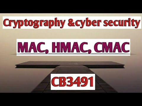 MAC function ,HMAC,CMAC in Cryptography and cyber security tamil||CCS||Anna university reg-2021.