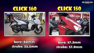 525K views · 10K reactions | Honda Click 160 and Click 150 Ano ang pinagkaiba nila | Saxonwheels MotoVlog | Facebook