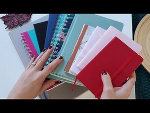ASMR Calming Notebook Sounds • Notebook Haul (10 new notebooks)