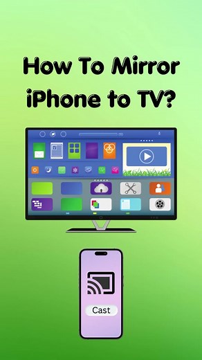 How to Mirror iPhone to TV? #iphonetutorial #tvmirror #iphonemirroring #mirroring #chromecast #casting #tvcasting #fyp #fypシ゚viral #television