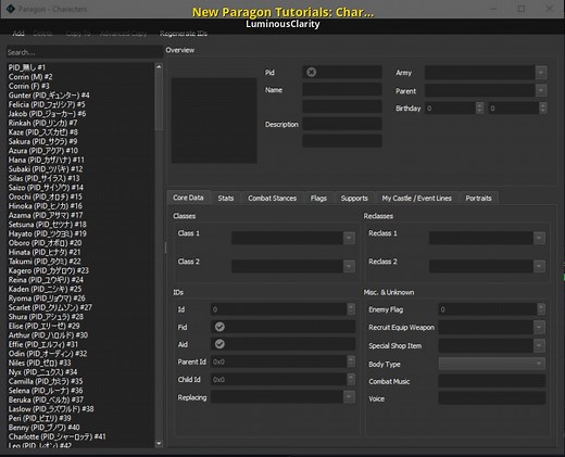 New Paragon Tutorials: Characters Tutorial for Fire Emblem Fates | FEF Tutorials