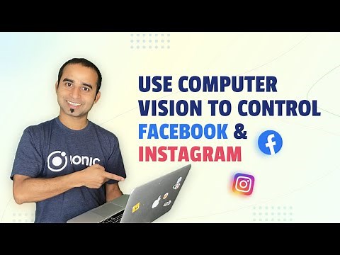 Use Computer Vision to Control Facebook & Instagram || Python Project | Learn Python | Python tricks