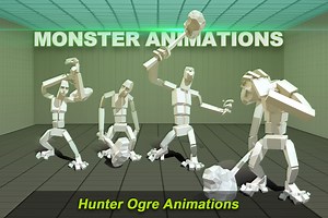 [Monster Animations] Hunter Ogre | 3D Animations | Unity Asset Store