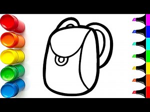 How to Draw a Backpack | Easy Step by Step for Beginners
