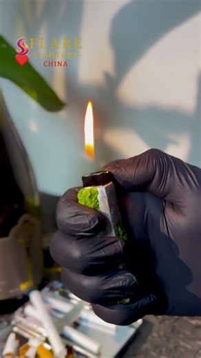 Moss-Texture Gas Lighter—Original Design, Premium Gift Box