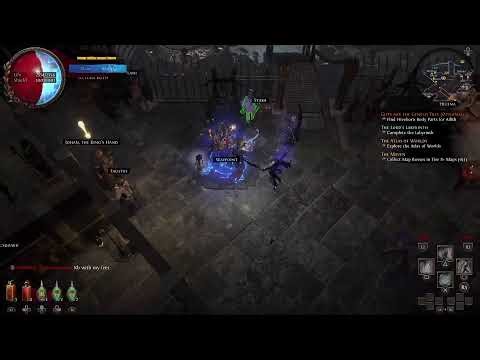 Path of Exile - Glacial Cascade Golemancer Elementalist - Witch pt. 5 - PS5 Gameplay