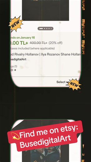 Hello guys 💜 new products on the way 😍😍 please support my little bussines on etsy 💫✨ #heatedrivalry #hollanov #ilyarozanov #shanehollander #etsysmallbusiness @Heated Rivalry @Etsy