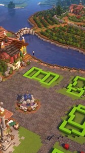 Italian Village Build in Minecraft