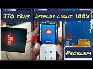 Jio f211s display light problem 100% solution
