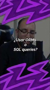 ¿Usar ORMs o SQL queries? ⌨#sql #orms #tecnologia #software #softwareengineer